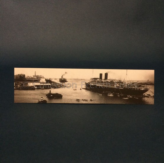 Marque-page « Paquebot Paul Lecat à Port-Saïd – French Lines & Cies